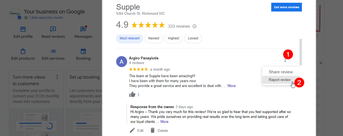 How To Remove Google Reviews (& What to do if You Can't) » Supple Digital
